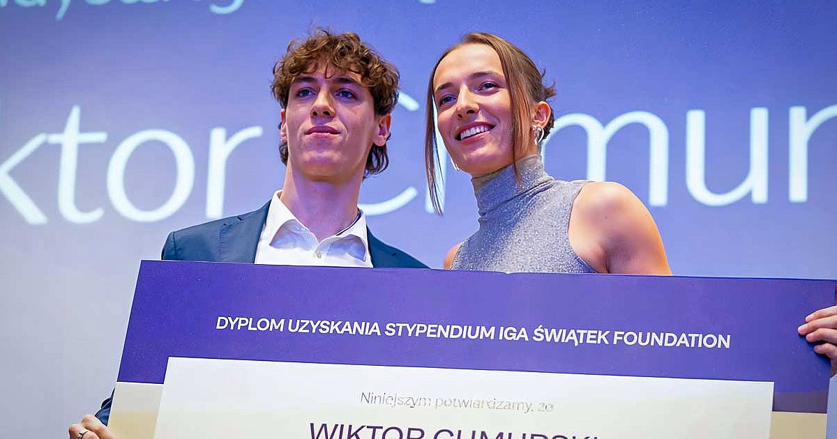 UKS GIM 92 Ursynów ma powody do dumy. Wiktor Chmurski w teamie Igi ...